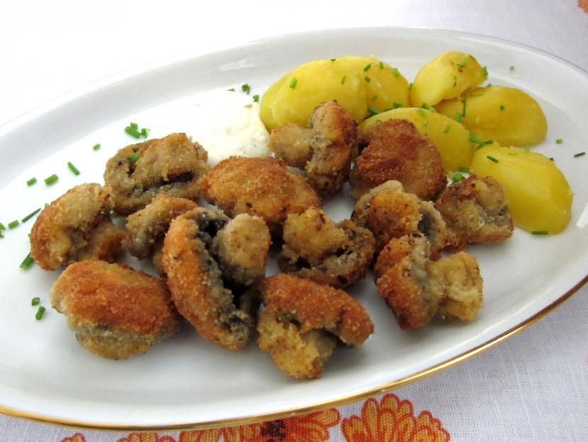 Panierte Champignons • Rezept | weltinmir.de